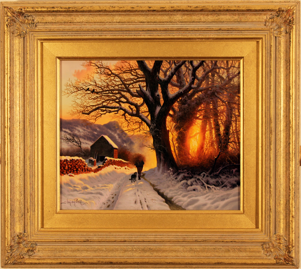 Daniel Van Der Putten, original painting, Swindale Lane, Cumbria