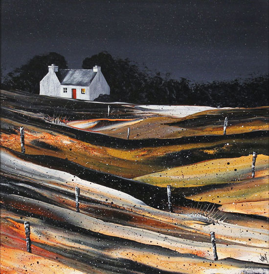 Jay Nottingham, Original oil painting on panel, Fisherman's Cottage ...