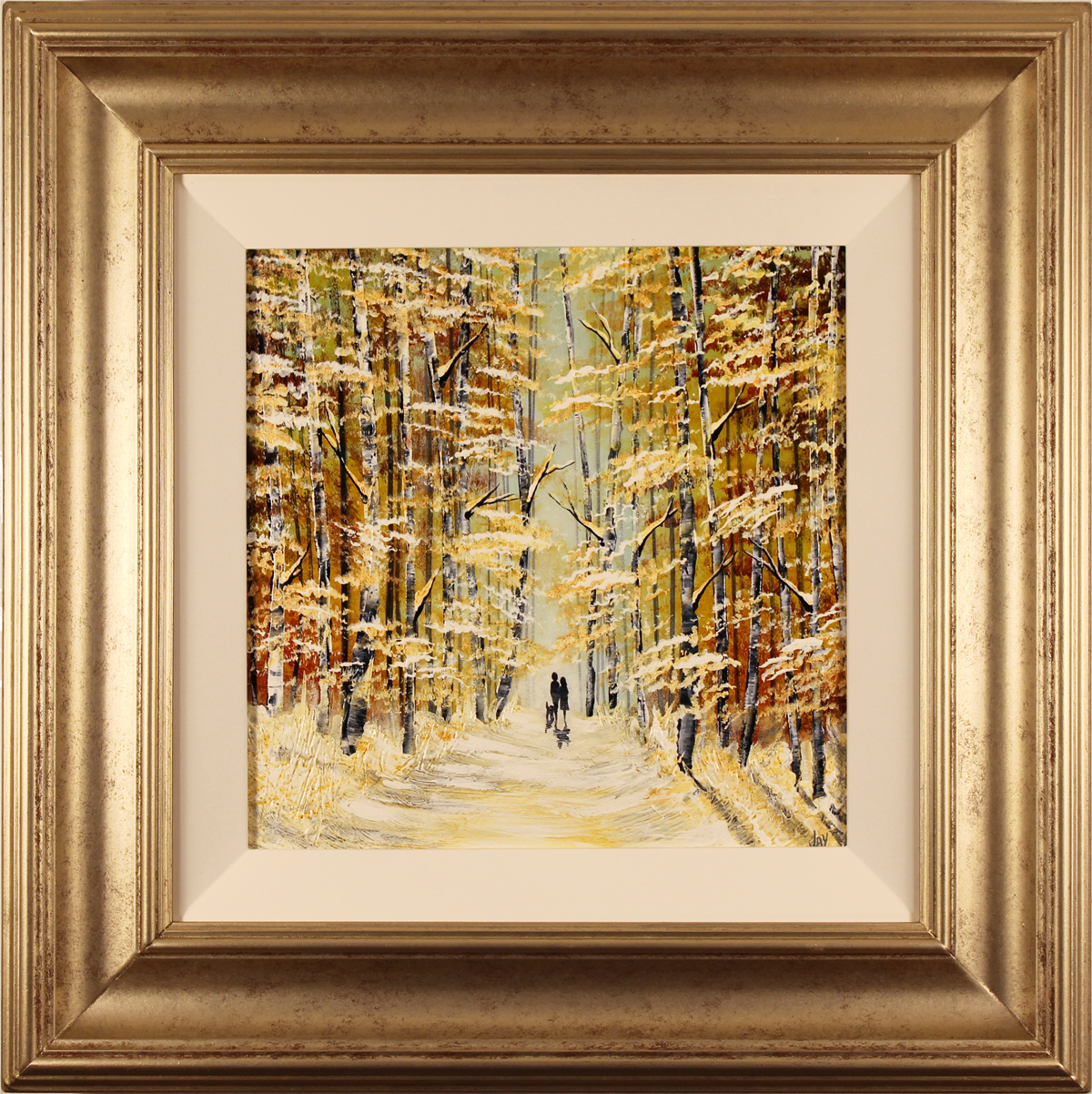 Jay Nottingham, original painting, A Winter Walk