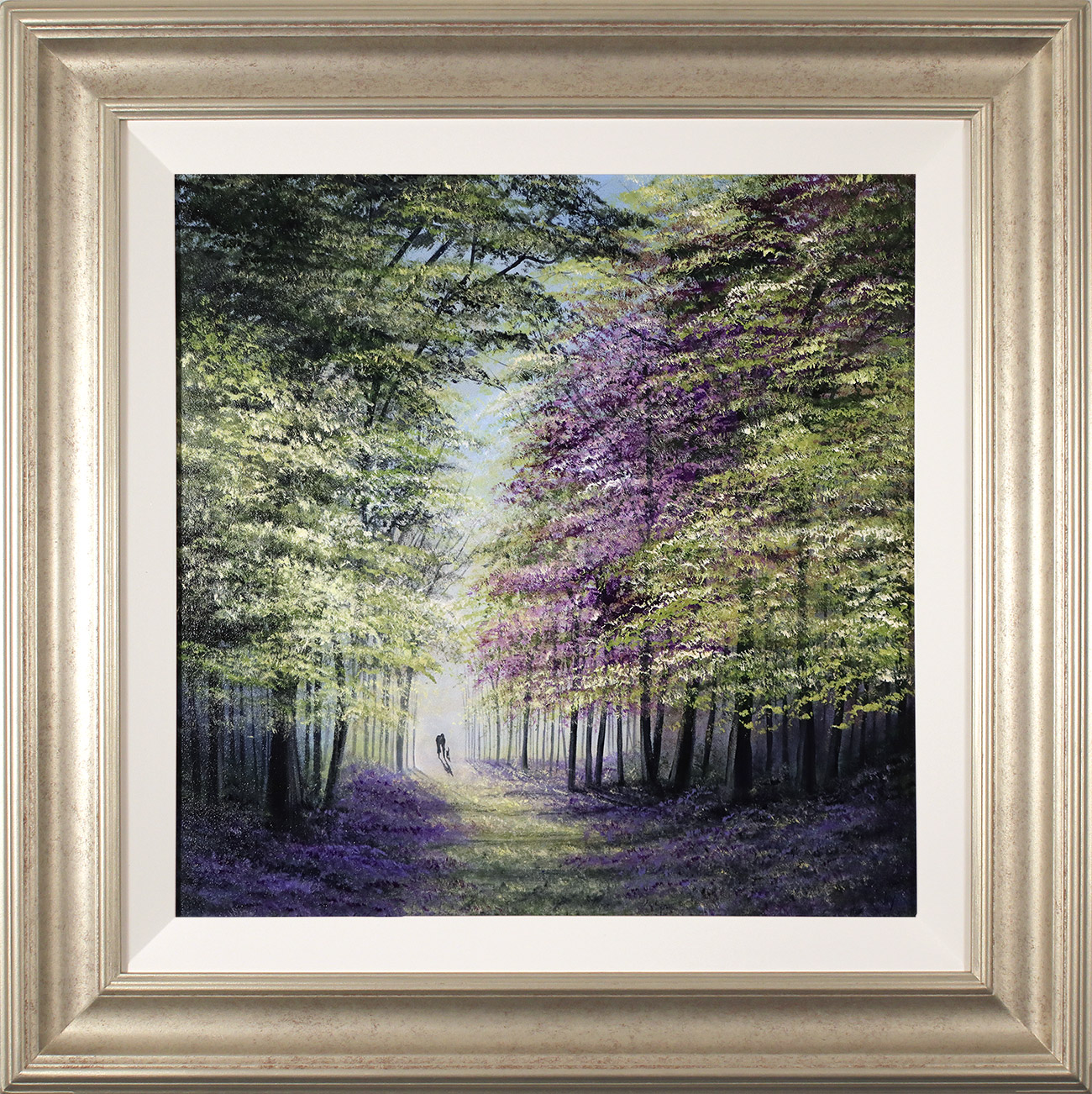 Jay Nottingham, Original oil painting on panel, Spring Wood 20x20ins ...