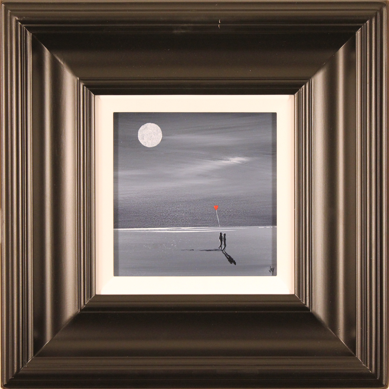 Jay Nottingham, original painting, Moonlight Stroll