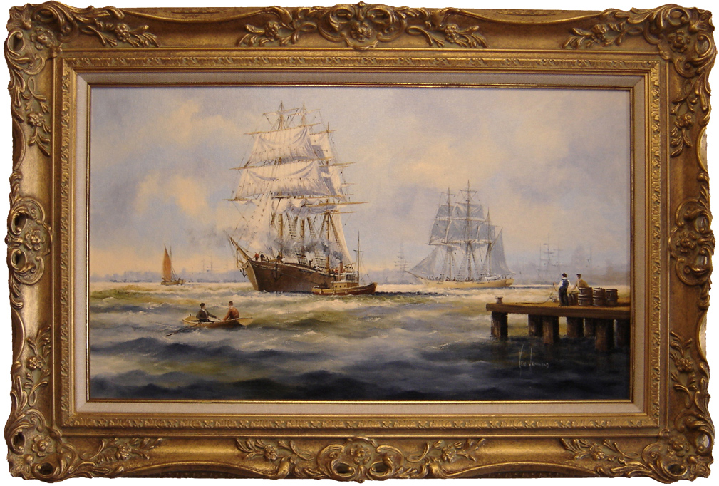Ken Hammond, original painting, Marine Scene