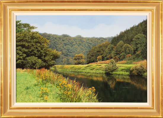 Michael James Smith, original painting, River Wye, Wales