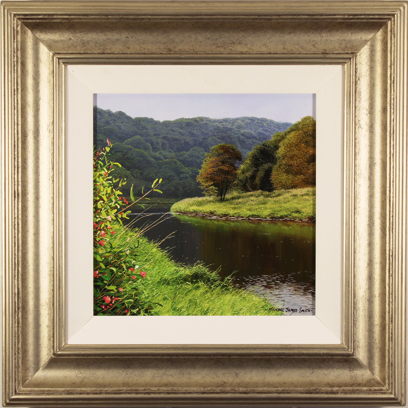 Michael James Smith, original painting, The River Wye