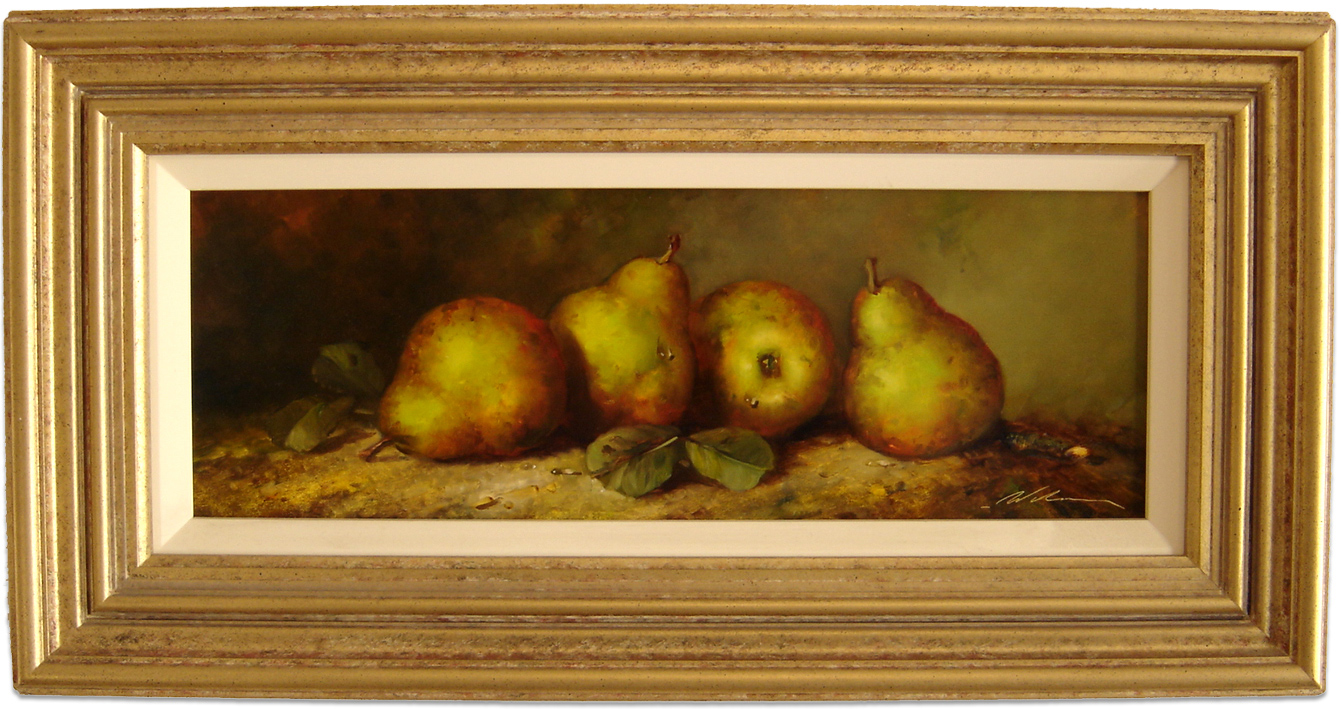 Paul Wilson, original painting, Pears