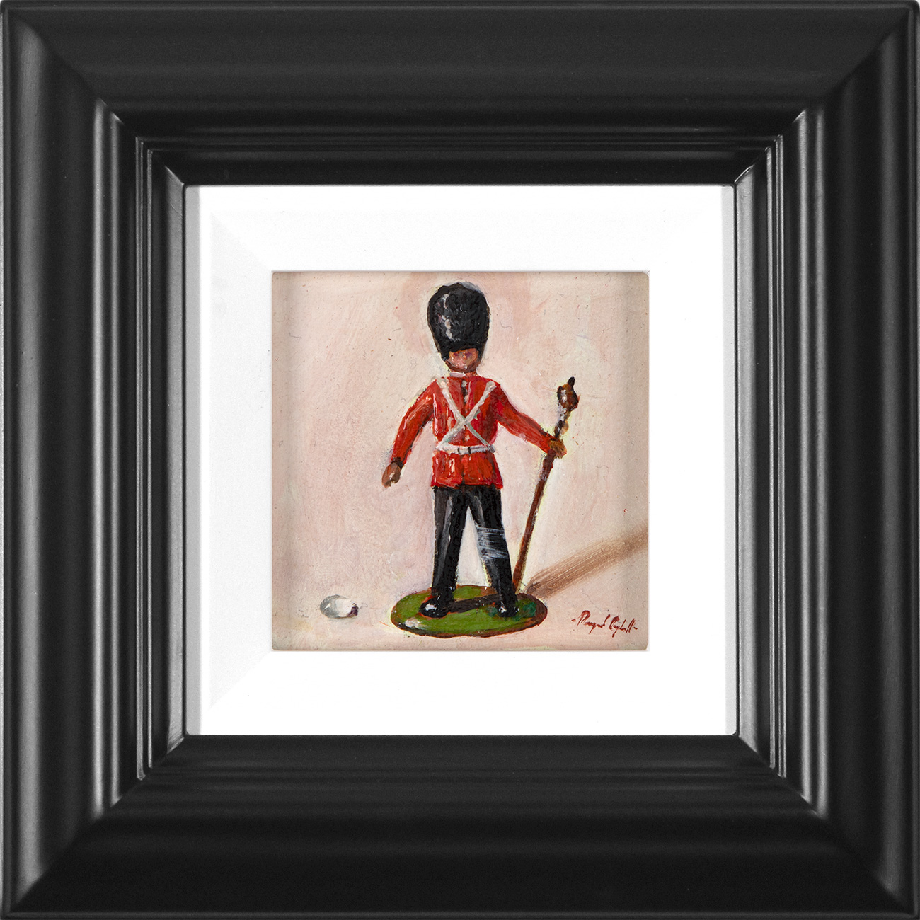 Raymond Campbell, original painting, The King's Guard