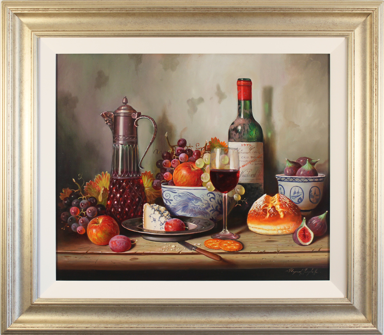 Raymond Campbell, Original oil painting on panel, A Sumptuous Selection ...