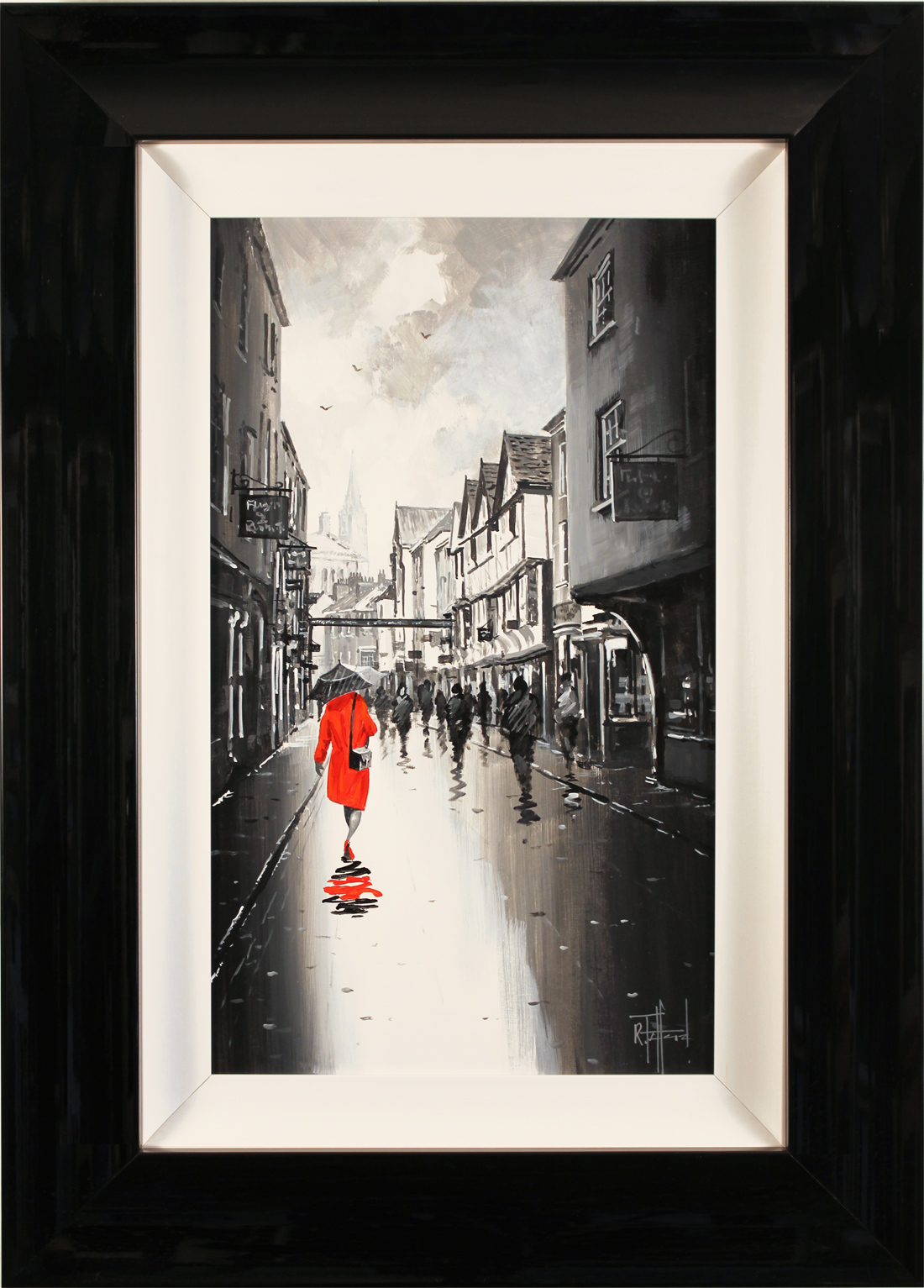 Richard Telford, original painting, Stonegate, York