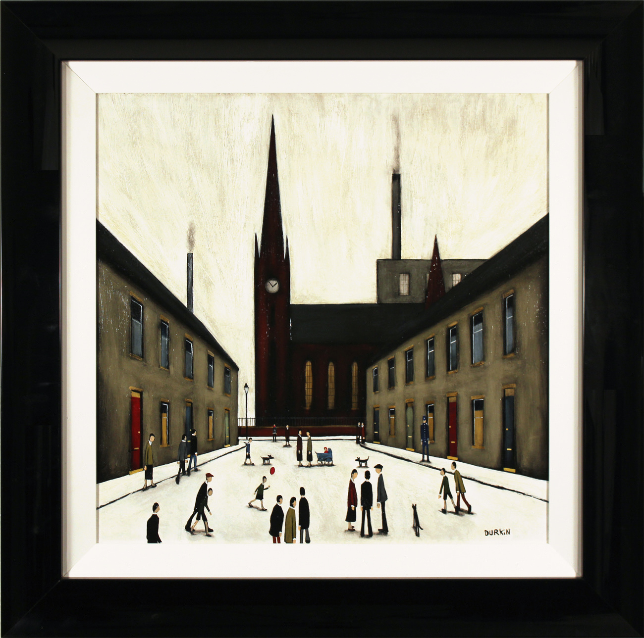 Down the Row, original painting by Sean Durkin