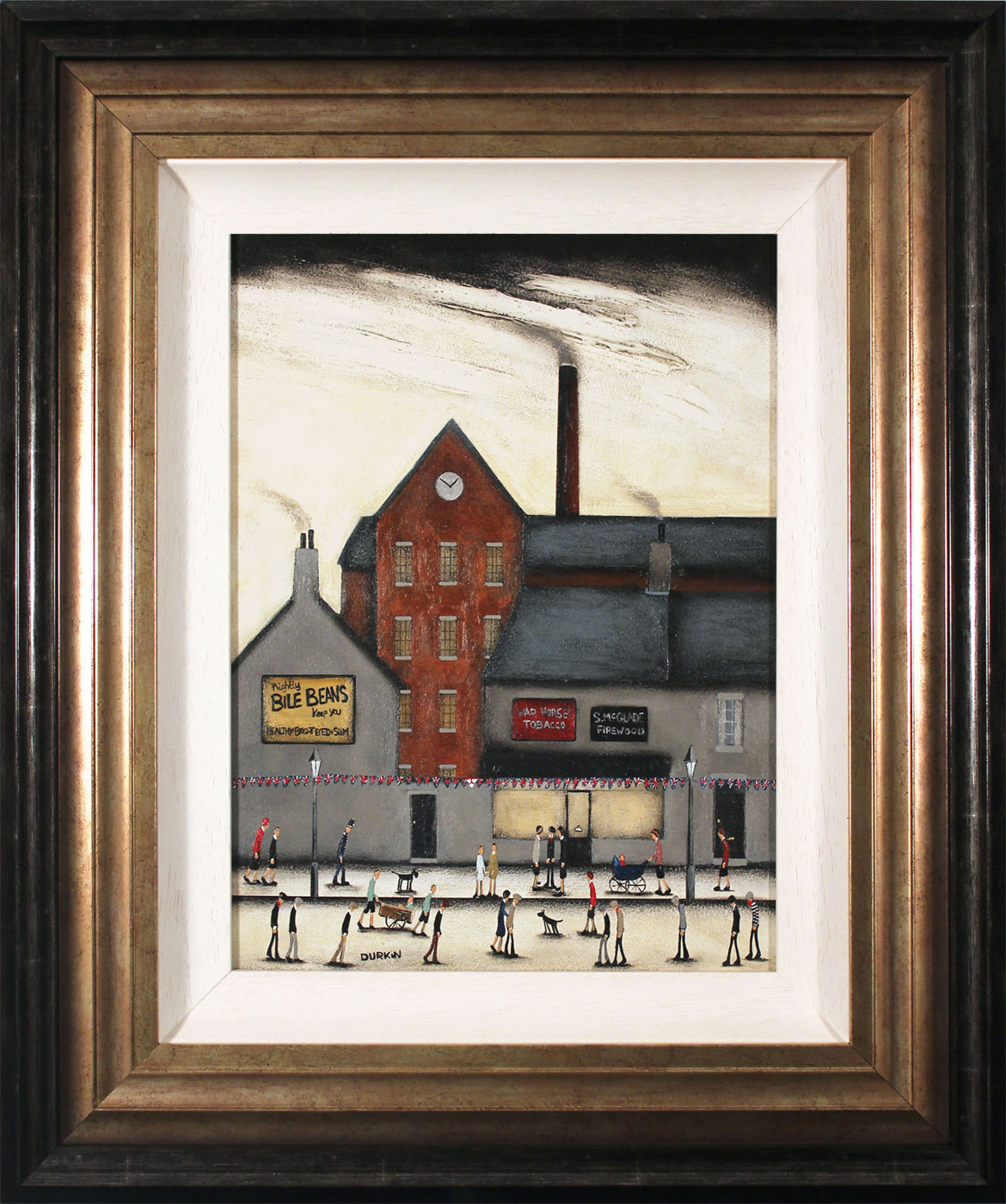 Sean Durkin, Original oil painting on panel, McGlade Firewood 16x12ins ...