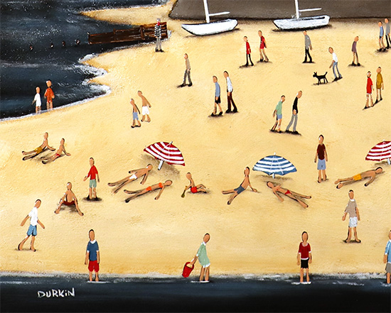 Sean Durkin, Original oil painting on panel, A Great British Outing ...