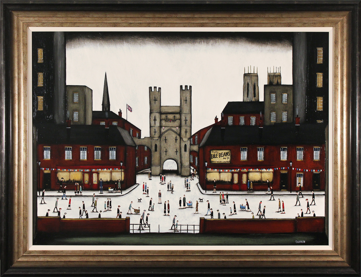 Monkbar, York, original painting by Sean Durkin