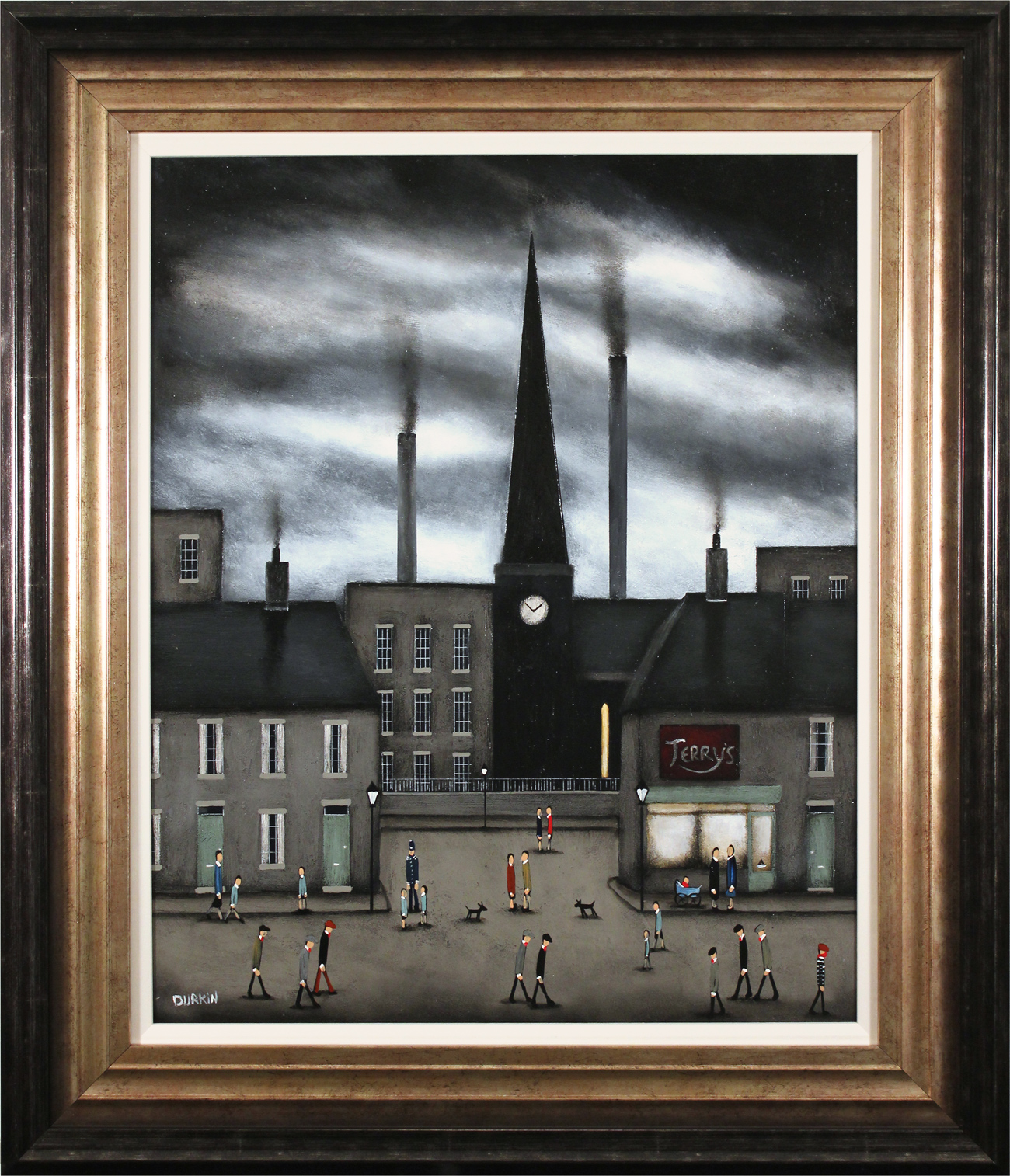 Dark Skies Over Terry's, original painting by Sean Durkin