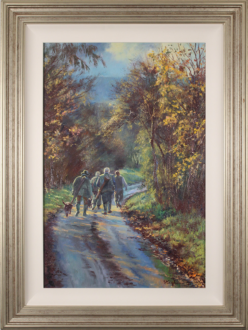 Stephen Hawkins, original painting, An Early Start