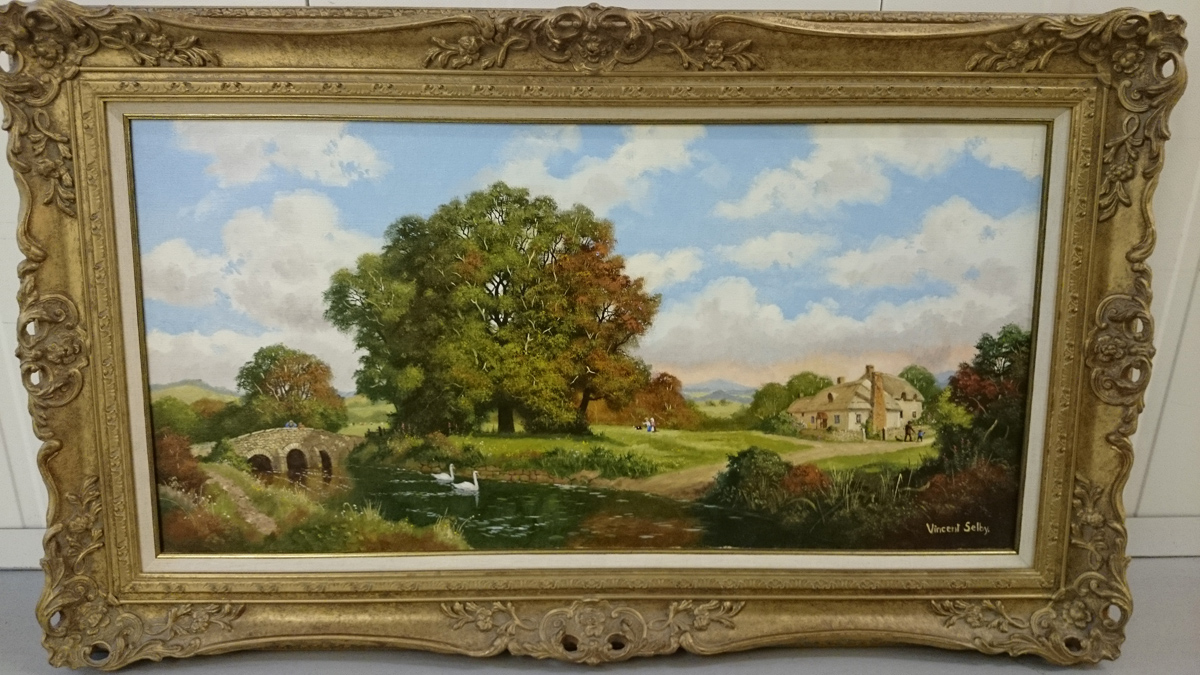 Vincent Selby, oil on canvas, Landscape